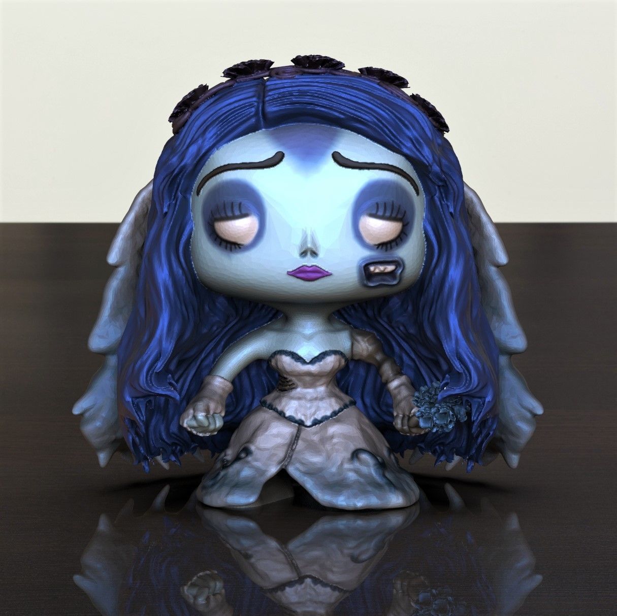 Funko Emily Corpse Bride 3D model 3D printable | CGTrader