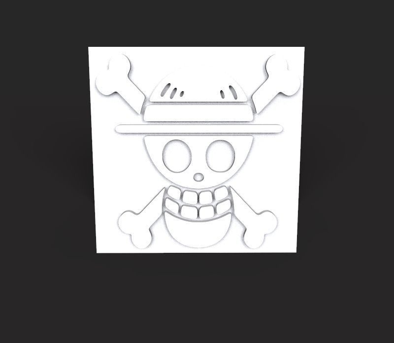 One Piece Emblem Logo 3D 3D model 3D printable | CGTrader