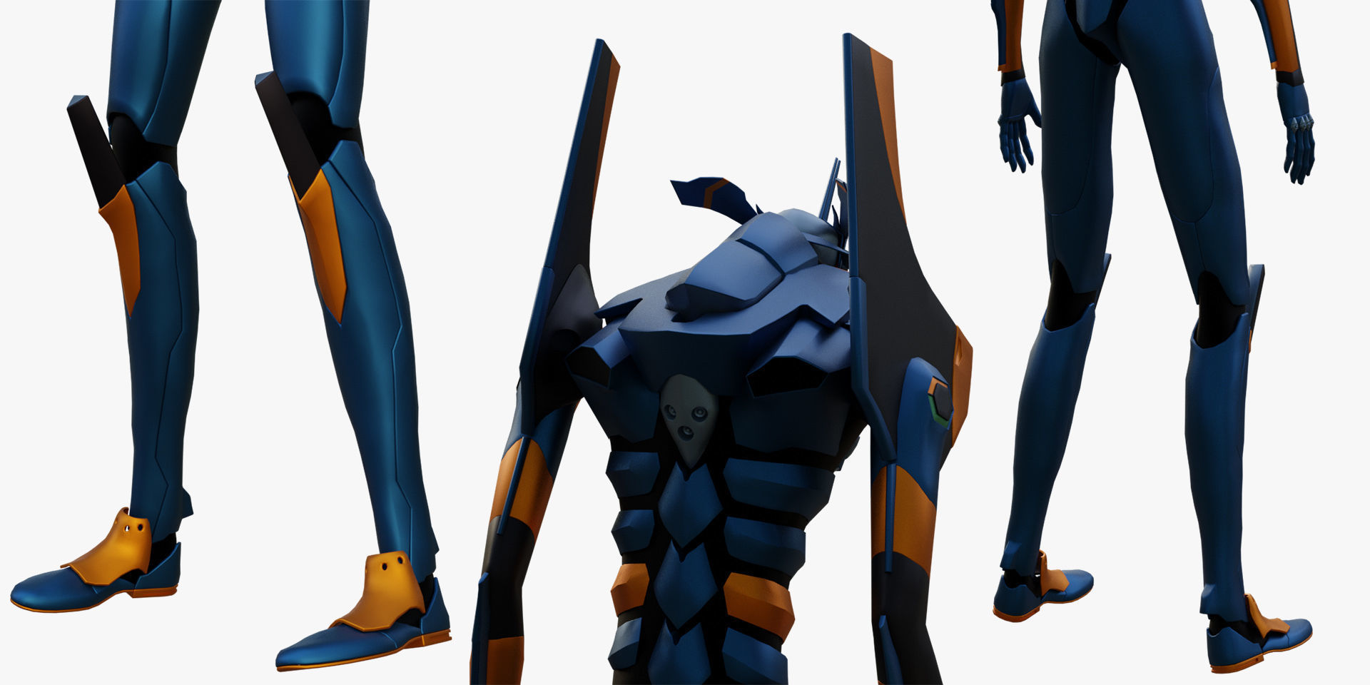 Rigged Units Eva Full Pack Neon Genesis Evangelion 3D Model Collection | CGTrader