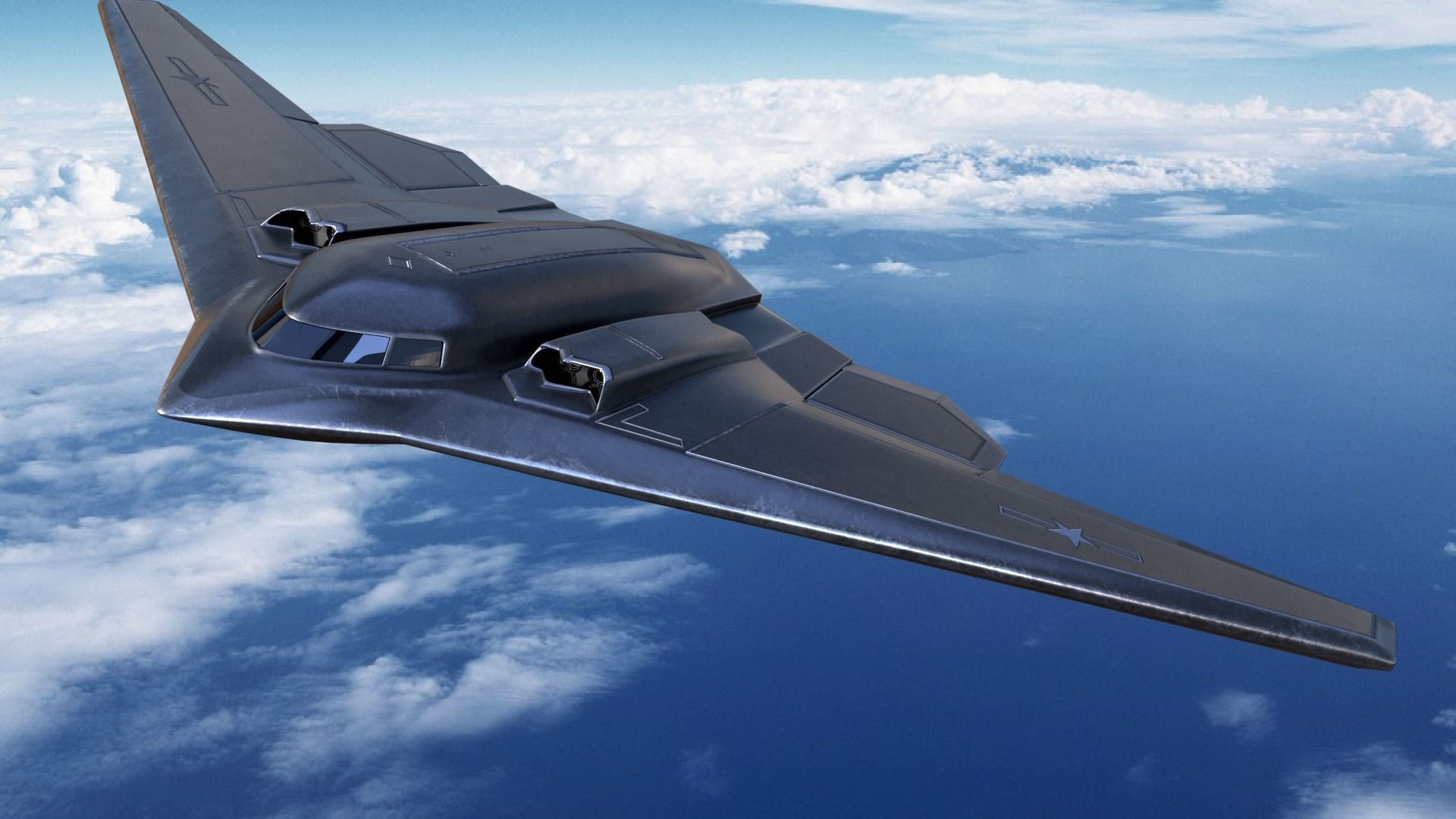 H20 bomber 3D model rigged | CGTrader