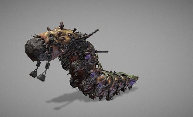 3D model Giant Crawler Mutant VR / AR / low-poly | CGTrader