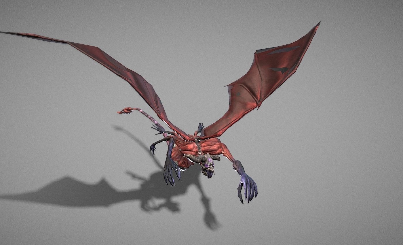 3D model Lesser Demon Myth VR / AR / low-poly | CGTrader