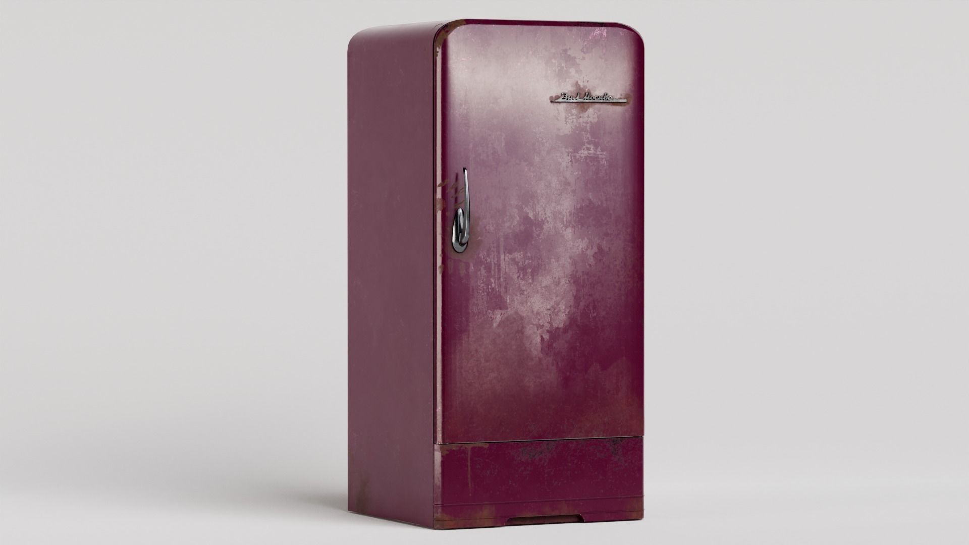 3D model Soviet vintage fridge Zil Moskva 9 Color Variants np1 VR / AR ...