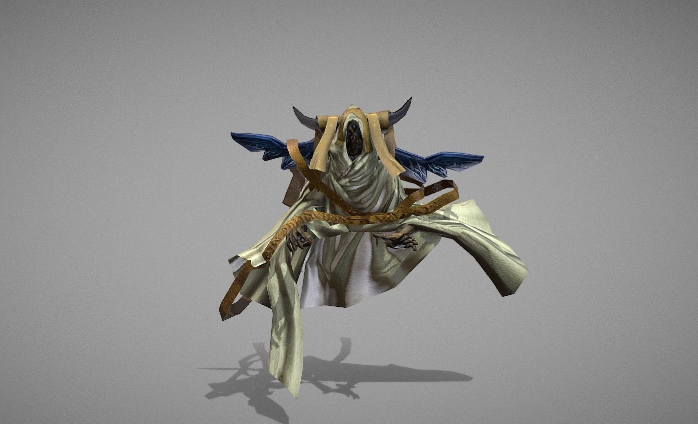 3D model Guardian Necromancer VR / AR / low-poly | CGTrader