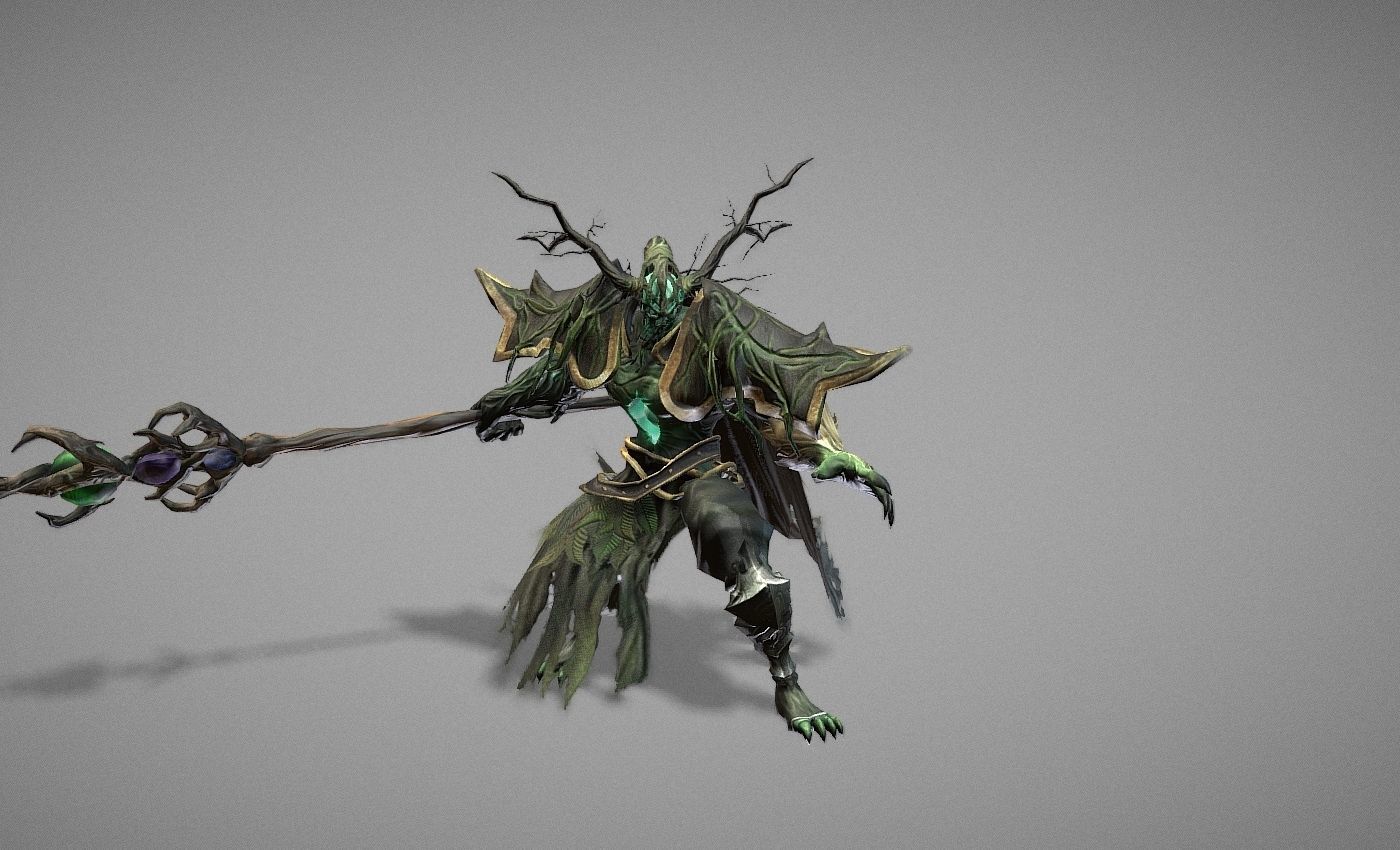 3D model Necromancer Wizard Shaman VR / AR / low-poly | CGTrader