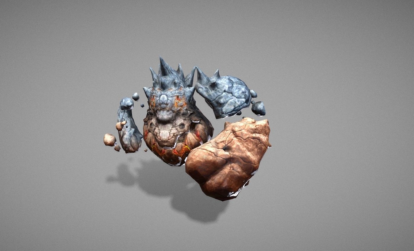 3D model Rock Giant VR / AR / low-poly | CGTrader