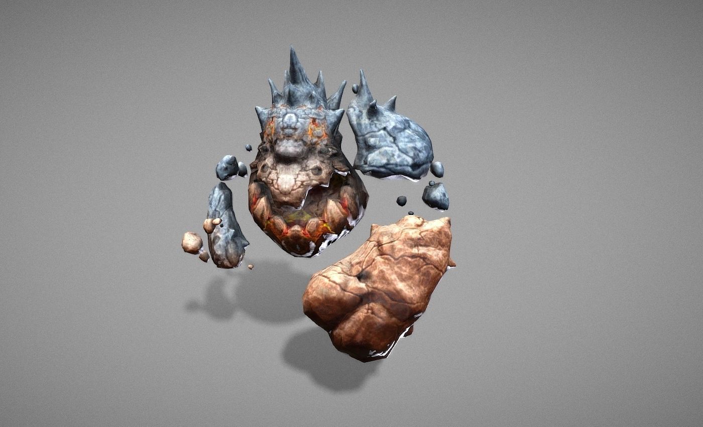 3D model Rock Giant VR / AR / low-poly | CGTrader