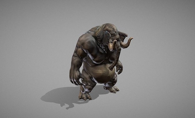 3D model Elephant Myth Myth VR / AR / low-poly | CGTrader