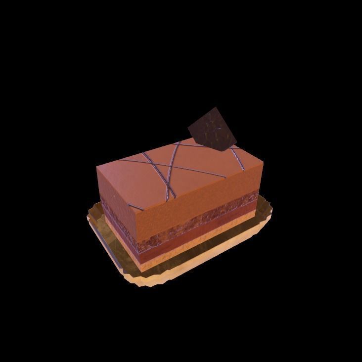 chocolate mouse 3D model | CGTrader