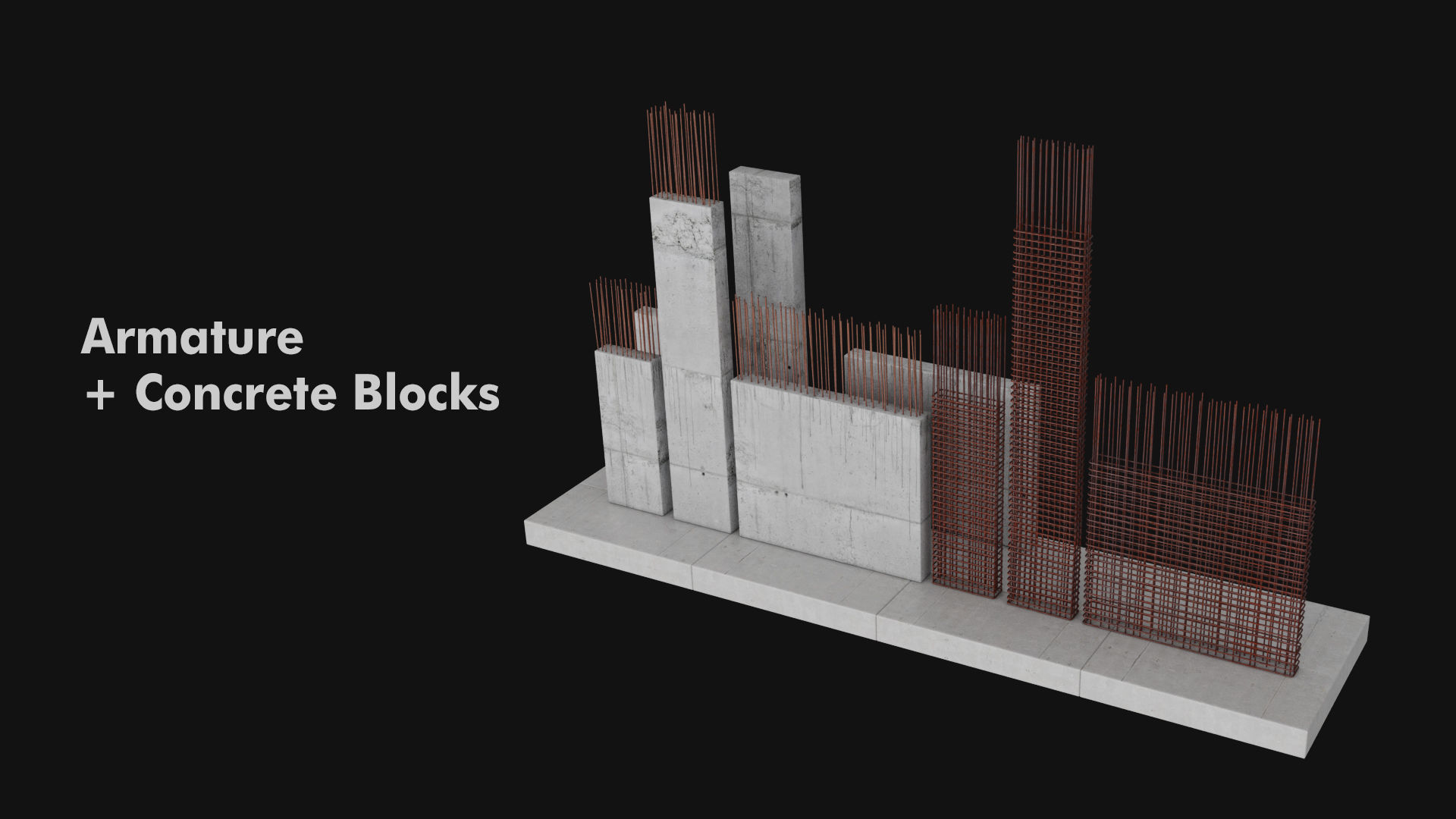 3D model Industrial kitbash volume 01 Construction site and buildings ...