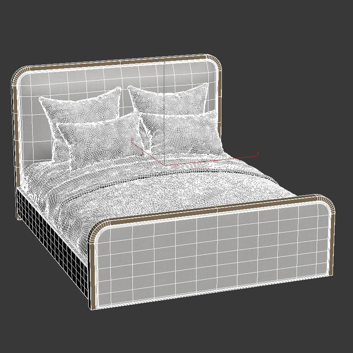 HW Home Vance bed 3D model | CGTrader