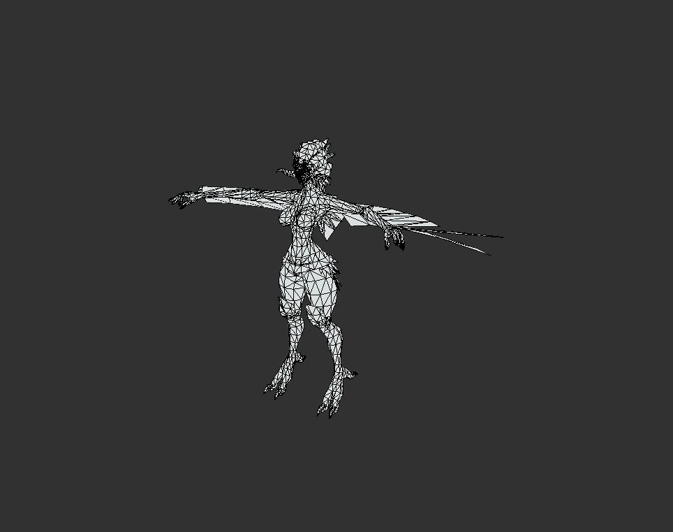 3D model Harpy Myth VR / AR / low-poly | CGTrader