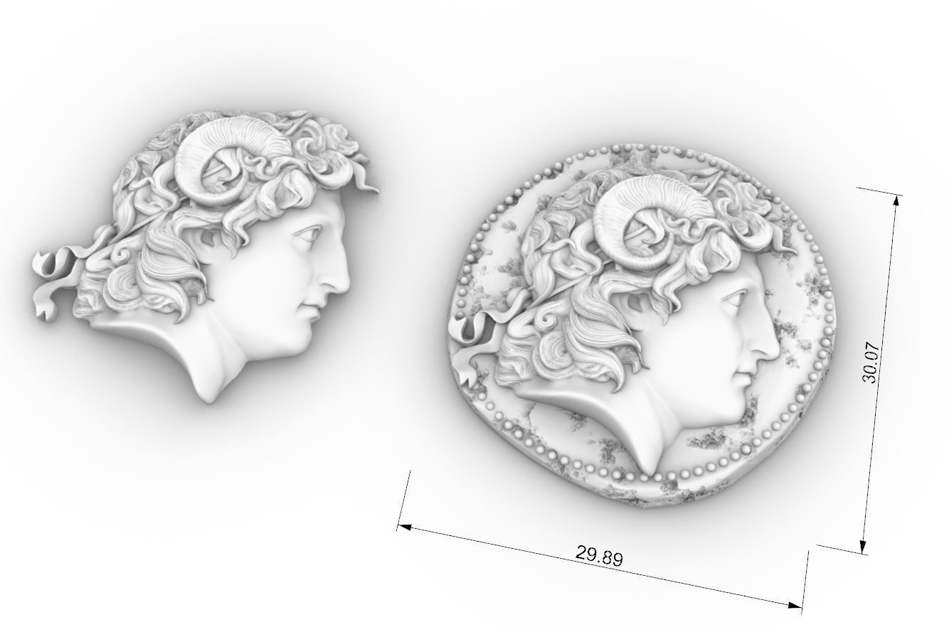 Alexander the Great 3D model 3D printable | CGTrader
