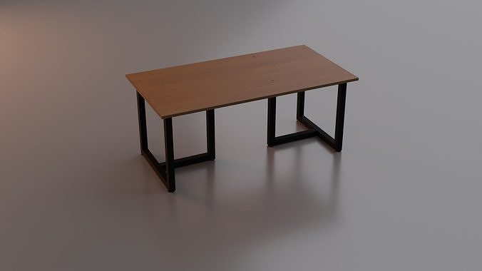 Table for work an a office 3D model | CGTrader