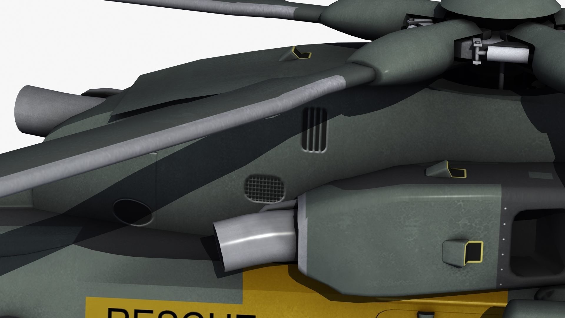 AH101 Merlin Helicopter 3D model | CGTrader