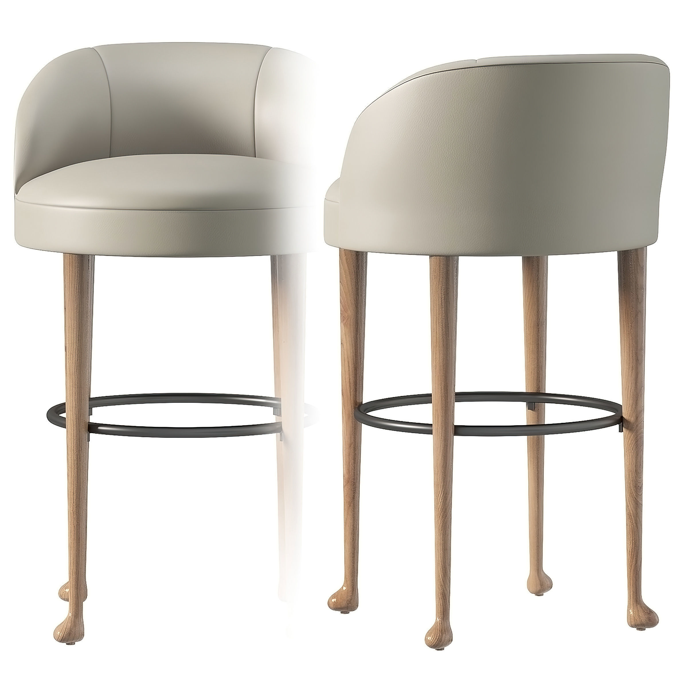 Dijon bar stool by baker 3D model | CGTrader