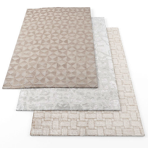3D model Rugs-1306 three rugs VR / AR / low-poly | CGTrader