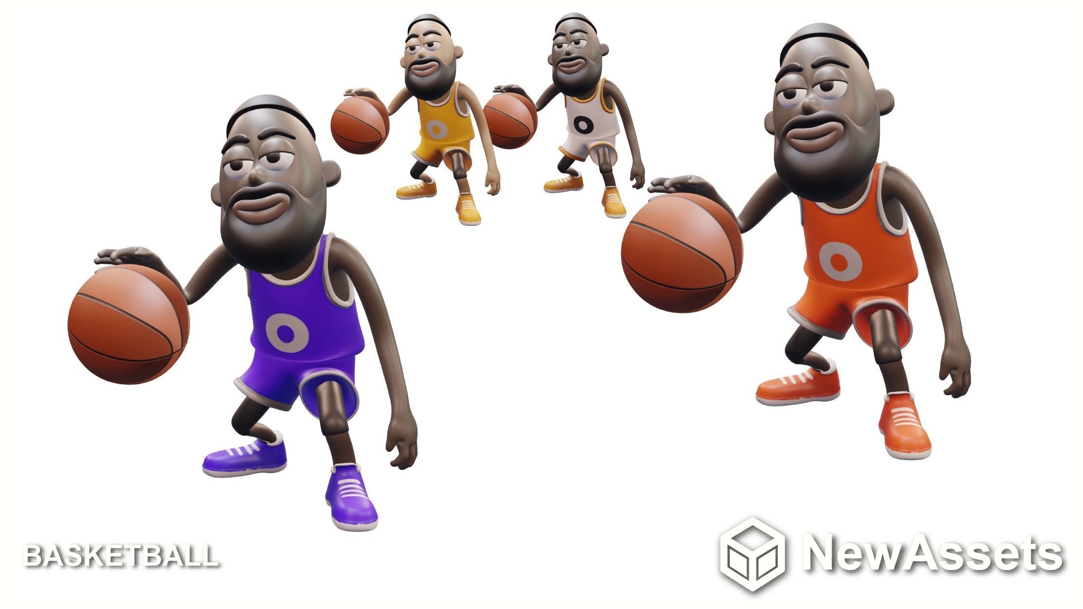3D model Basketball Game Asset Pack VR / AR / low-poly | CGTrader