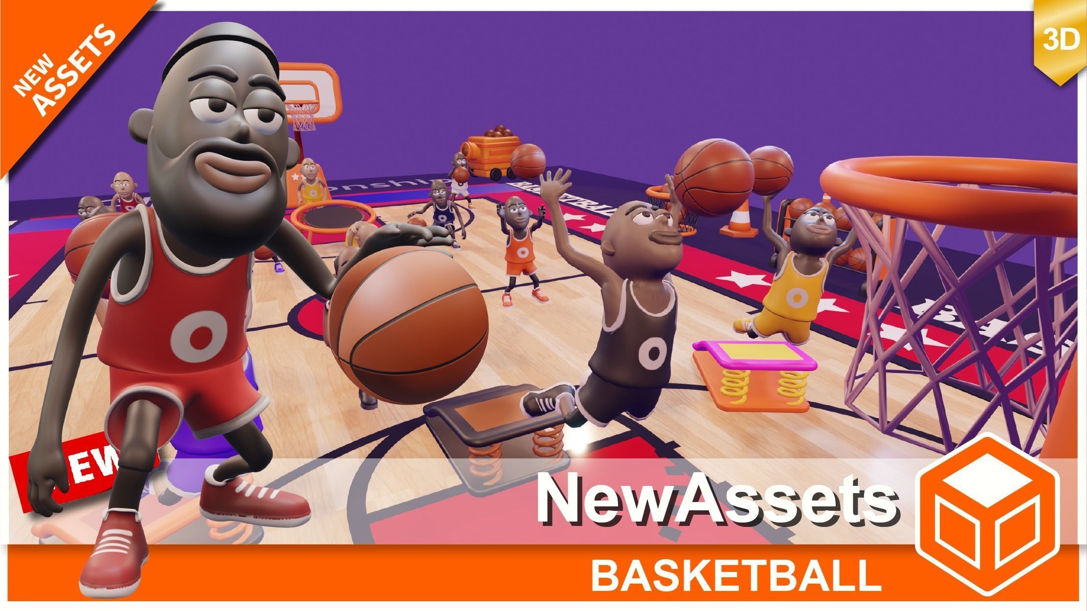 3D model Basketball Game Asset Pack VR / AR / low-poly | CGTrader