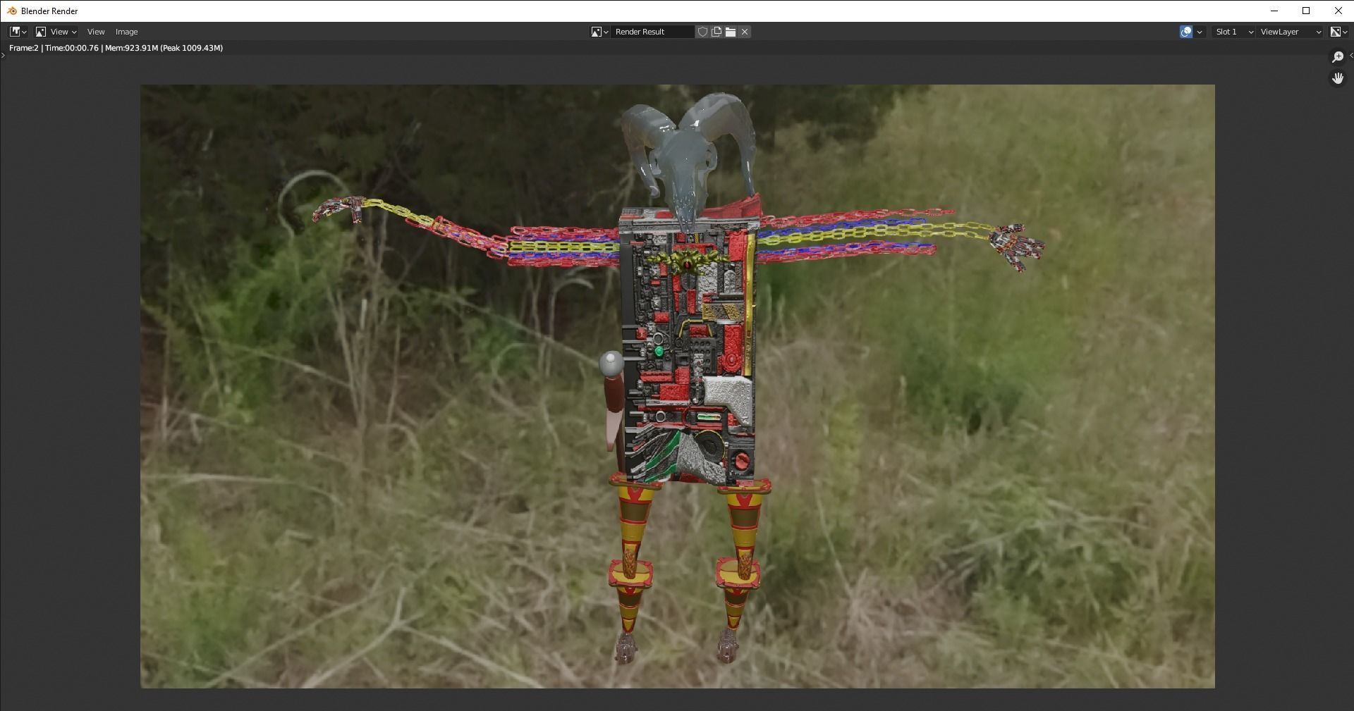 Fantasy creature free 3D model rigged | CGTrader