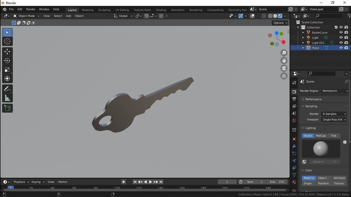 Key 3D Model free 3D model | CGTrader