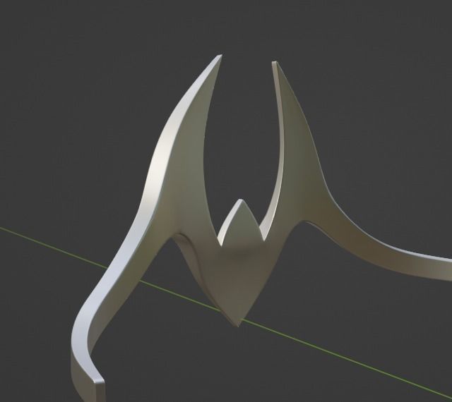 Ultraman Tiga Camearra human form tiara head piece 3D model 3D ...