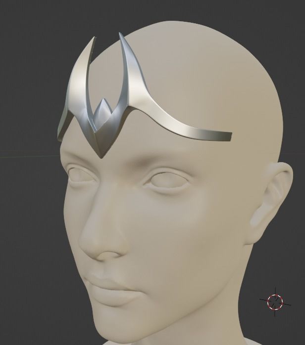 Ultraman Tiga Camearra human form tiara head piece 3D model 3D ...