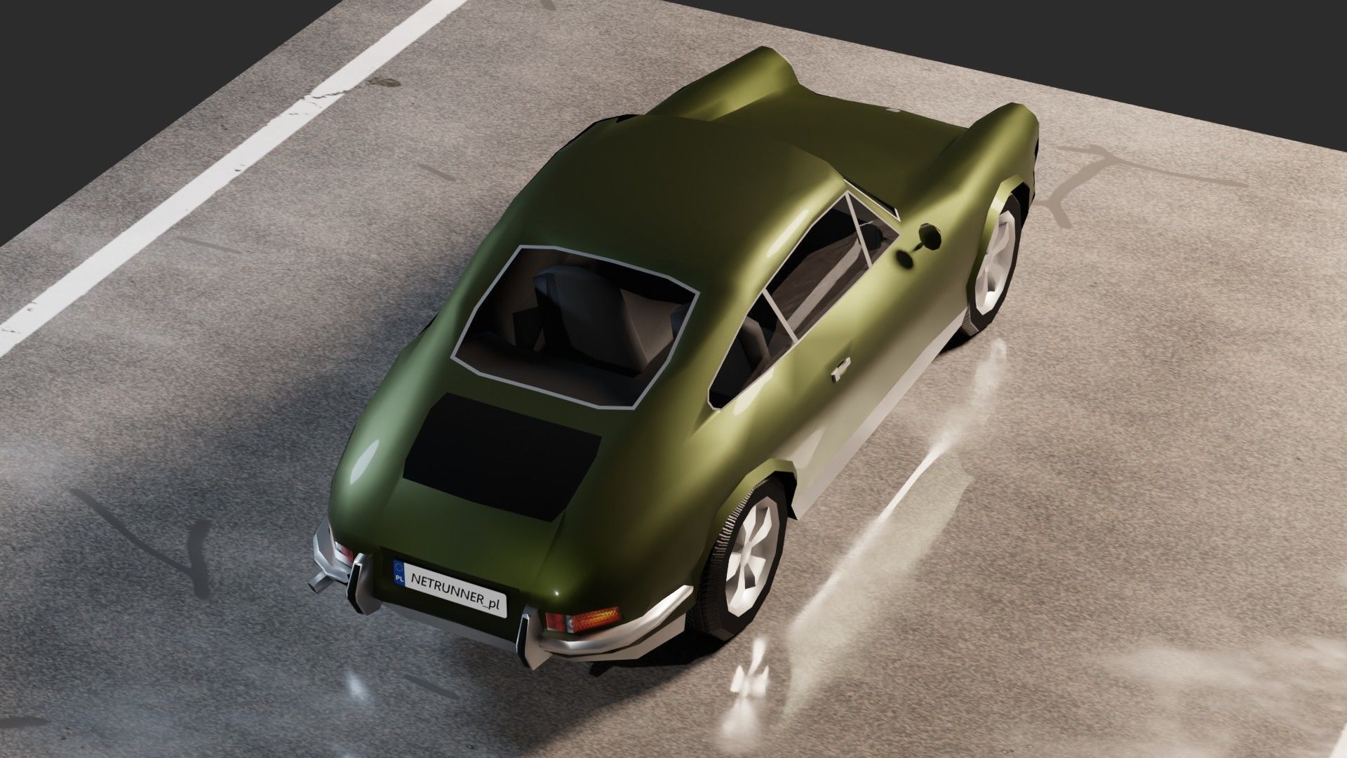3D model Porsche 911 1st gen VR / AR / low-poly | CGTrader