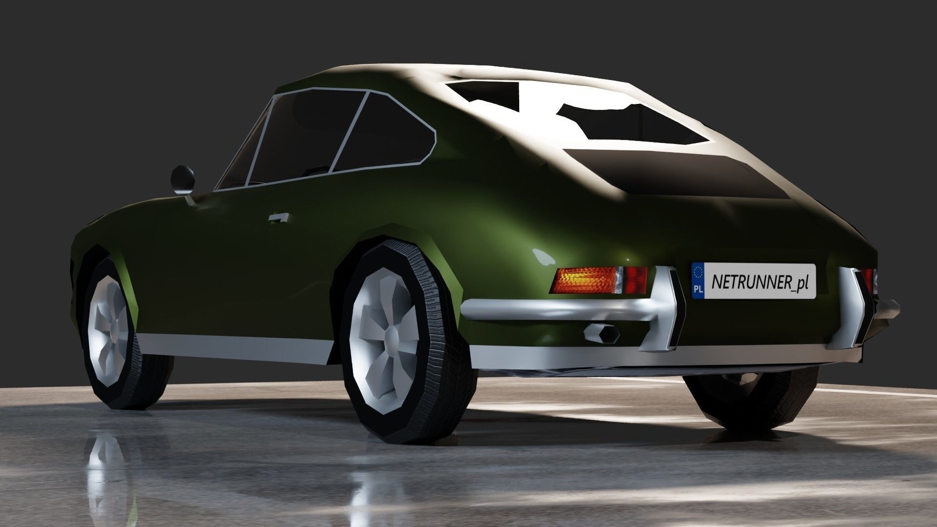 3D model Porsche 911 1st gen VR / AR / low-poly | CGTrader