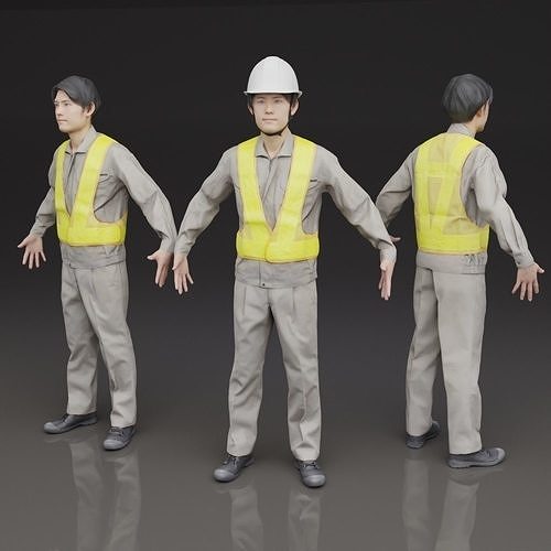 3D model Animated 3D-Operator 136HiroE10 VR / AR / low-poly | CGTrader