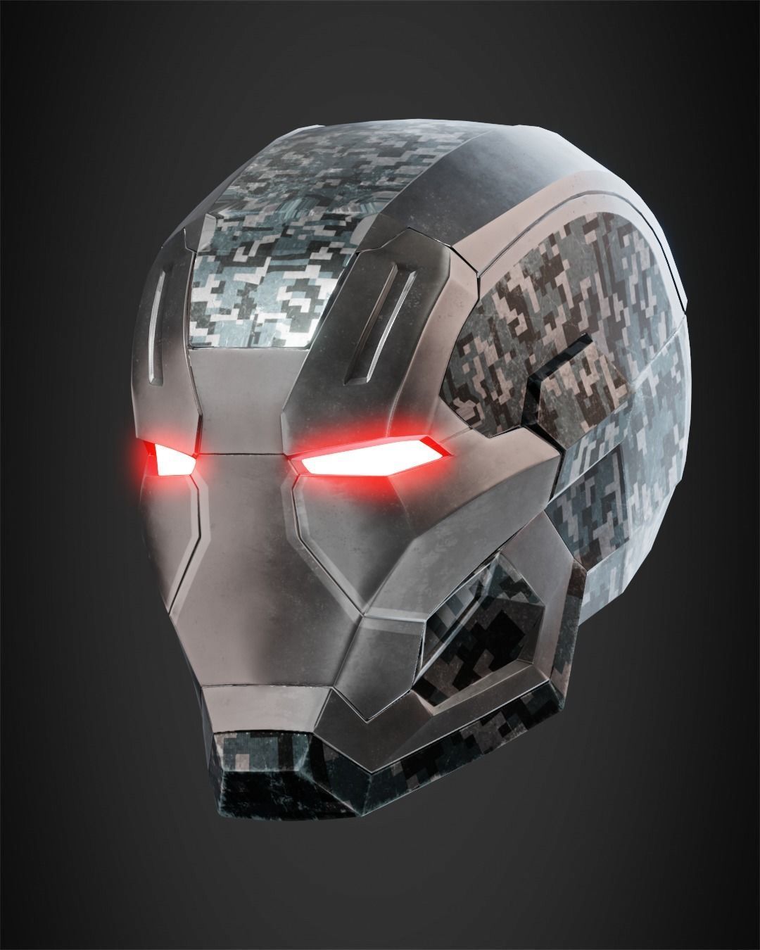 War Machine Helmet for Cosplay 3D model 3D printable | CGTrader