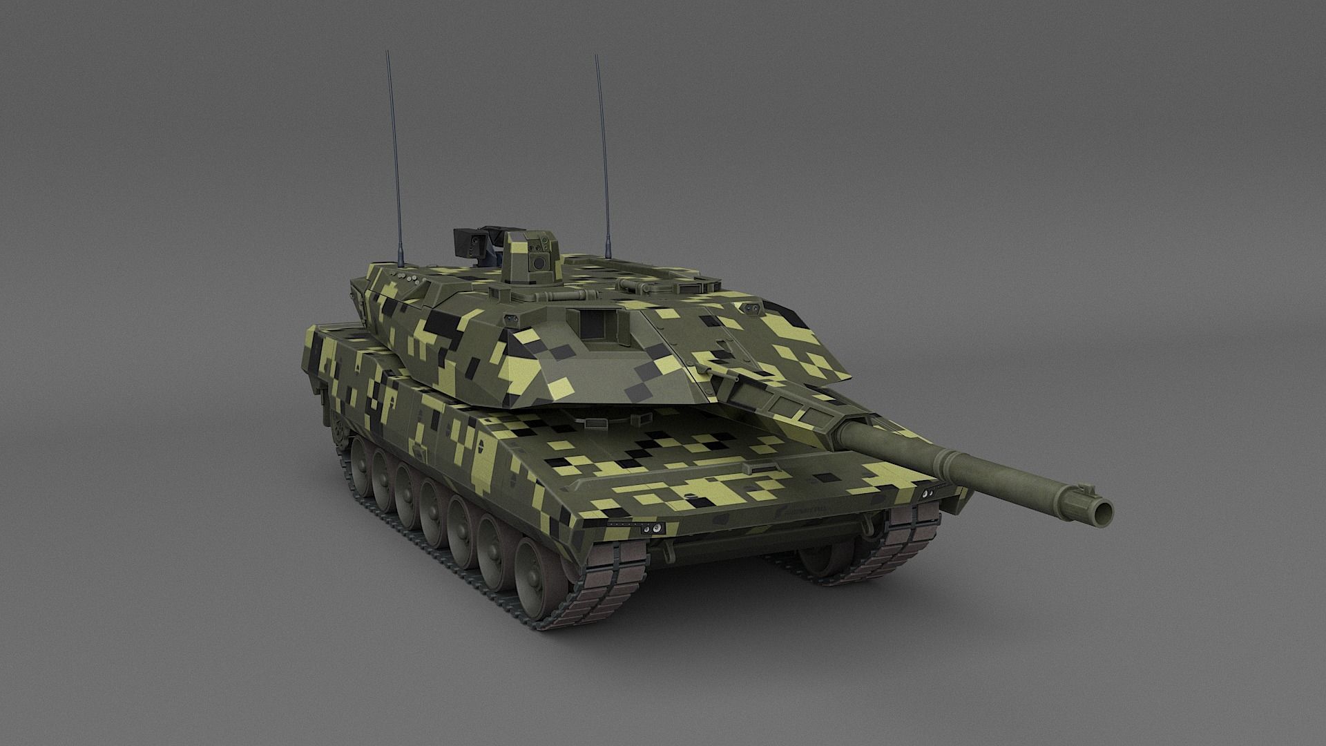 3D model KF51 Panther VR / AR / low-poly | CGTrader