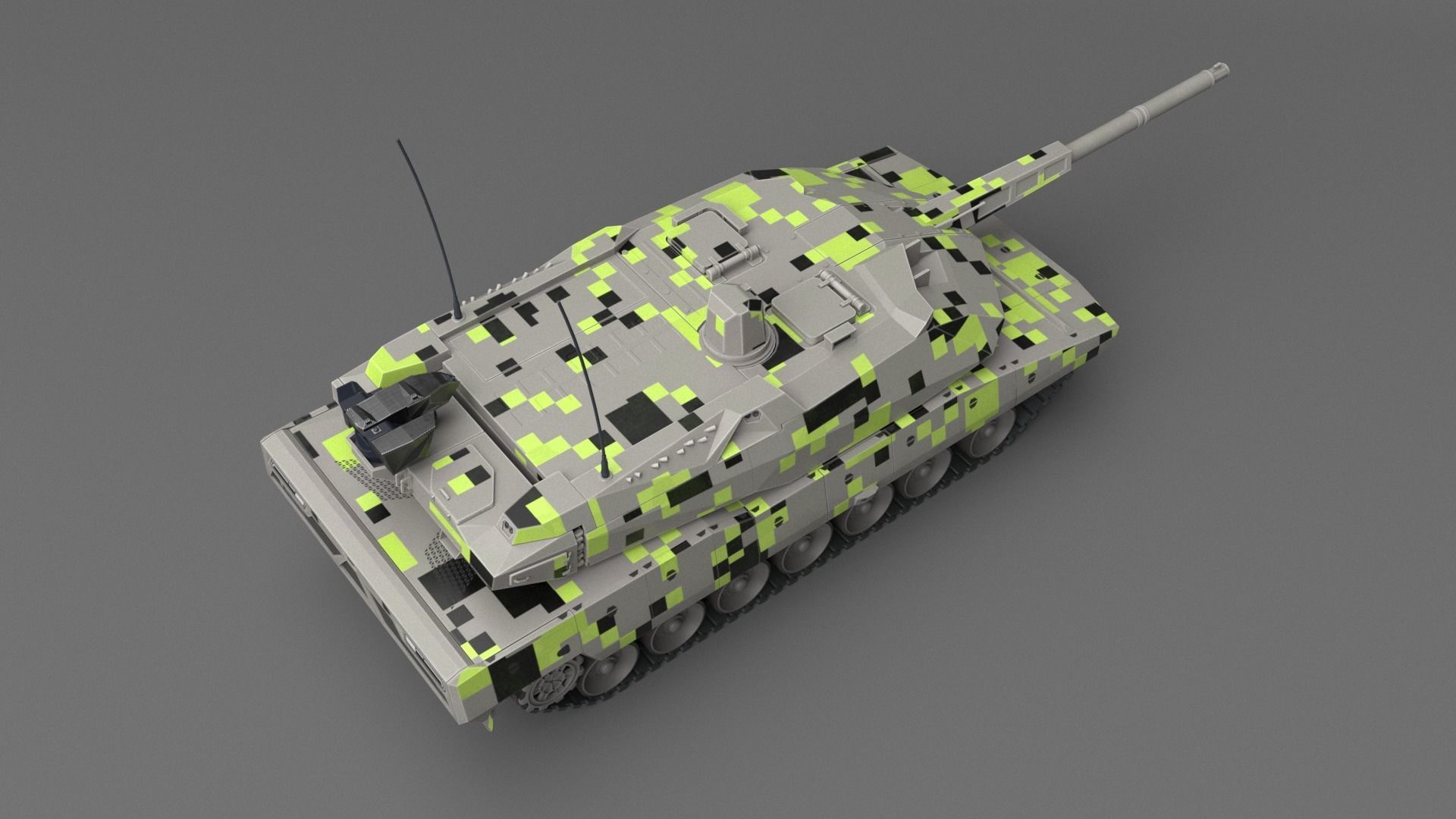 3D model KF51 Panther VR / AR / low-poly | CGTrader