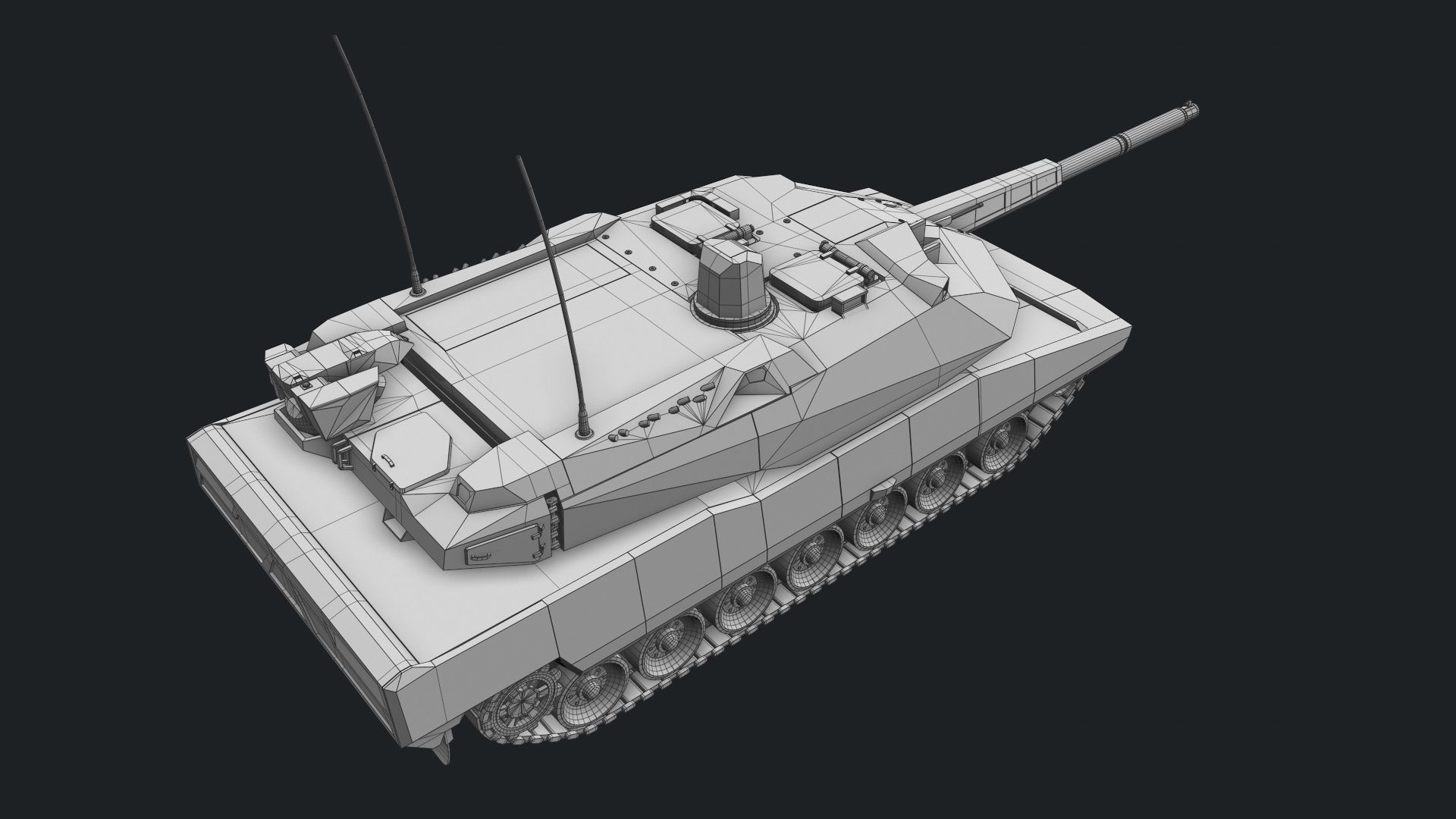 3D model KF51 Panther VR / AR / low-poly | CGTrader