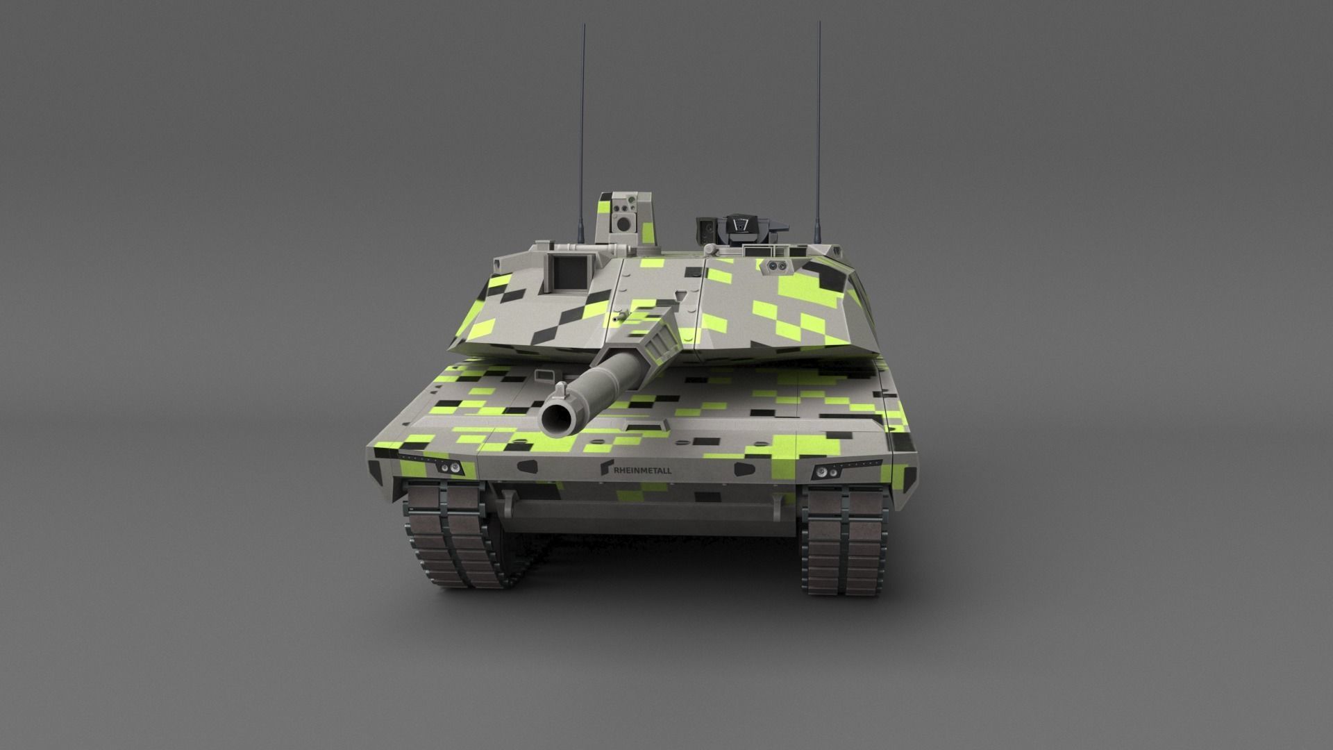 3D model KF51 Panther VR / AR / low-poly | CGTrader