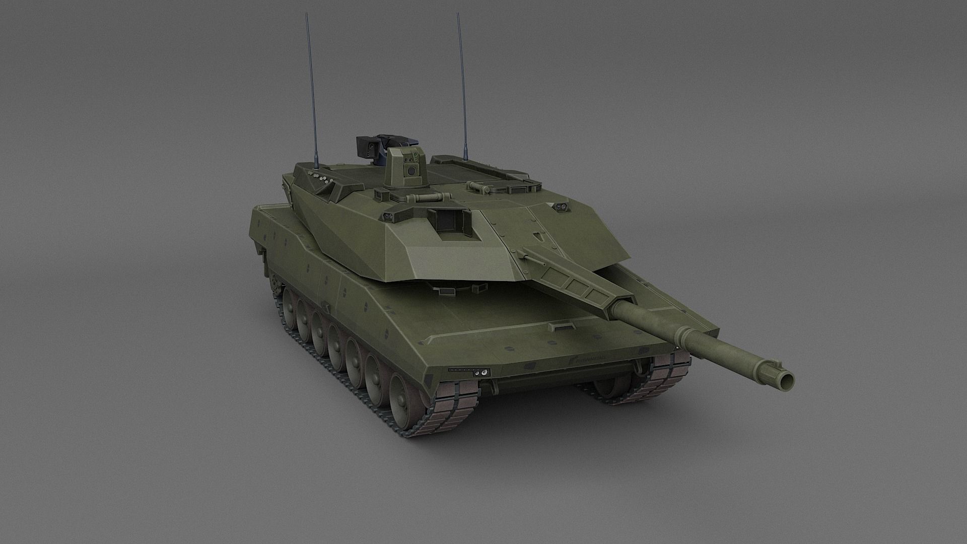 3D model KF51 Panther VR / AR / low-poly | CGTrader