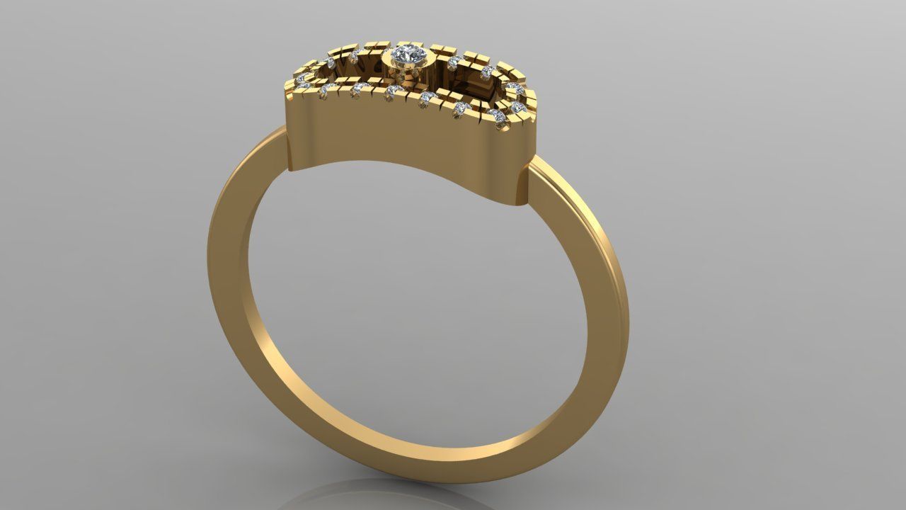 MESSIKA MOVABLE RING 3D model 3D printable | CGTrader