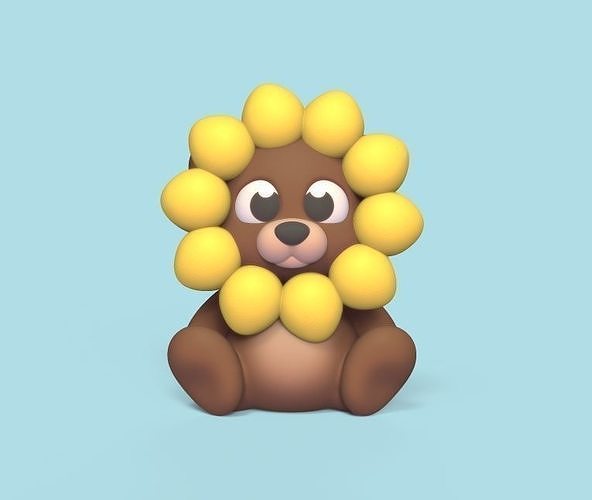 Bear Flower Mask 3D model 3D printable | CGTrader