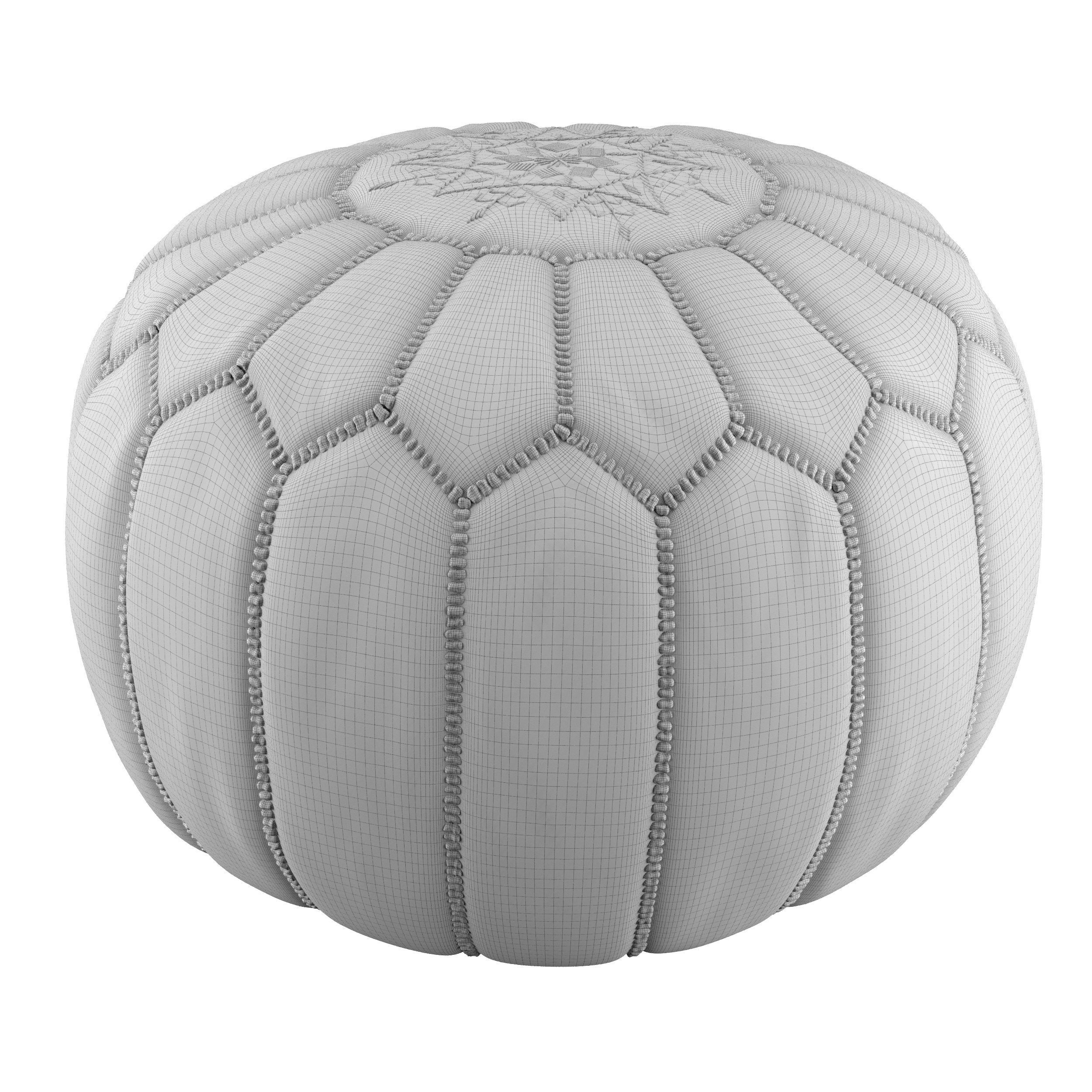 Moroccan Pouf 3D model | CGTrader