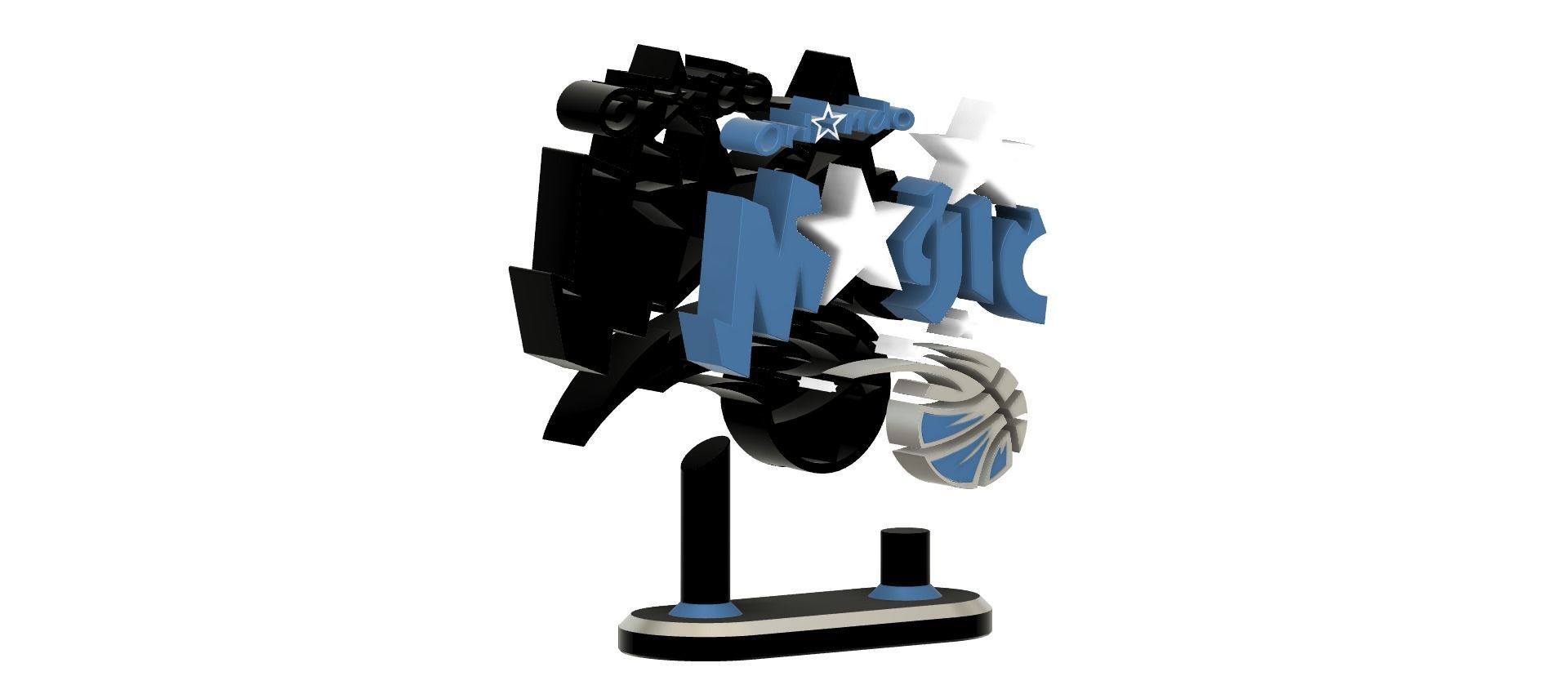 Orlando Magic Stand Logo 3D model 3D printable | CGTrader