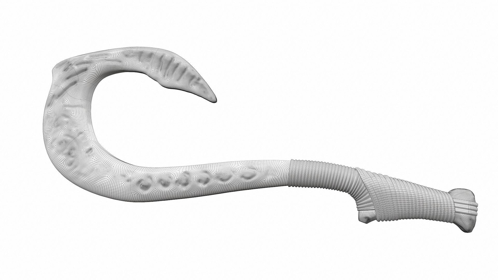 Maui hook from the cartoon Moana 3D model | CGTrader