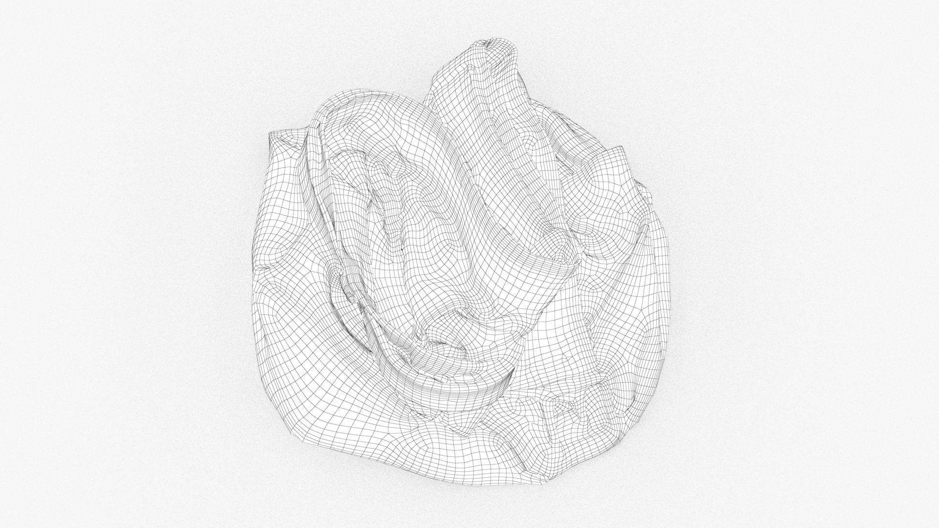 Crumpled Shorts 3D model | CGTrader