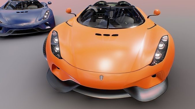 Regera pack 3D model rigged | CGTrader