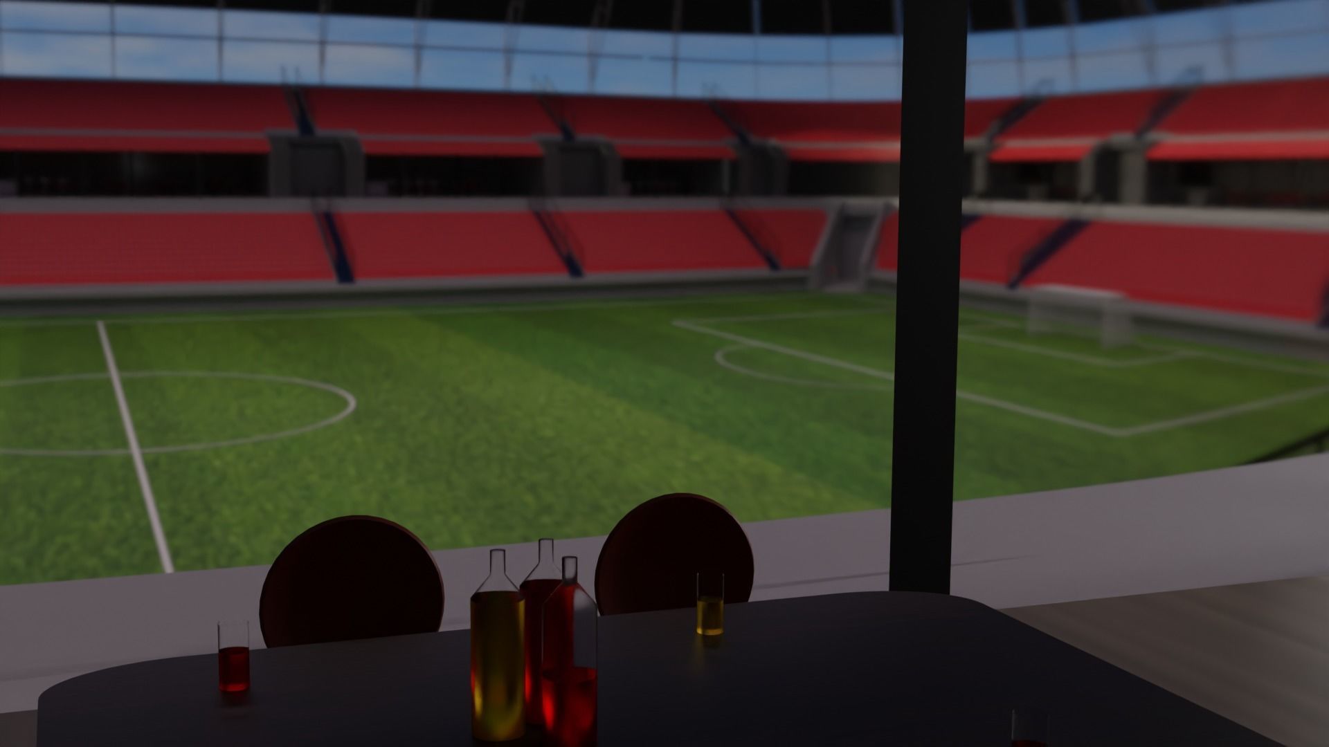 3D model Football Stadium and Interiors VR / AR / low-poly | CGTrader