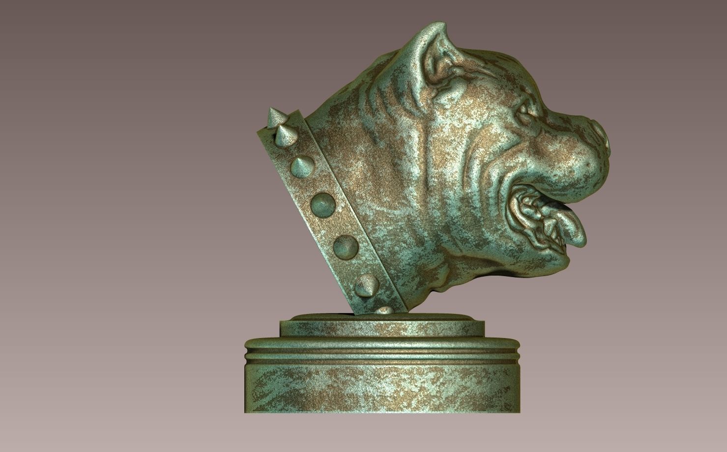 American Bully 3D model 3D printable | CGTrader