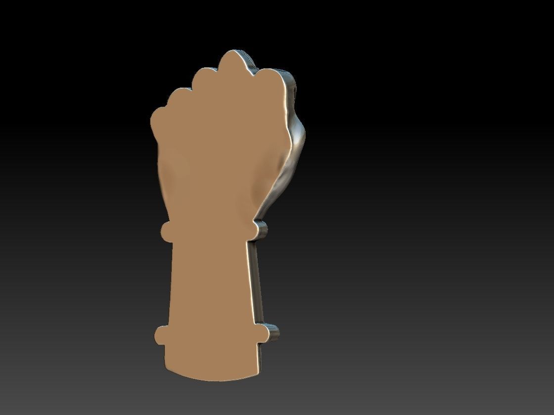 Fig Hand Sign 3D model 3D printable | CGTrader