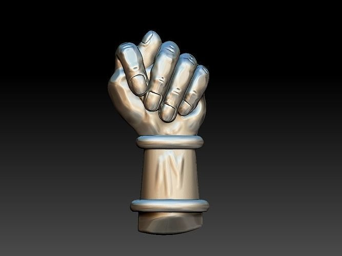 Fig Hand Sign 3D model 3D printable | CGTrader