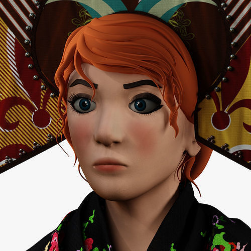 3D model Kokoshnik crown VR / AR / low-poly | CGTrader