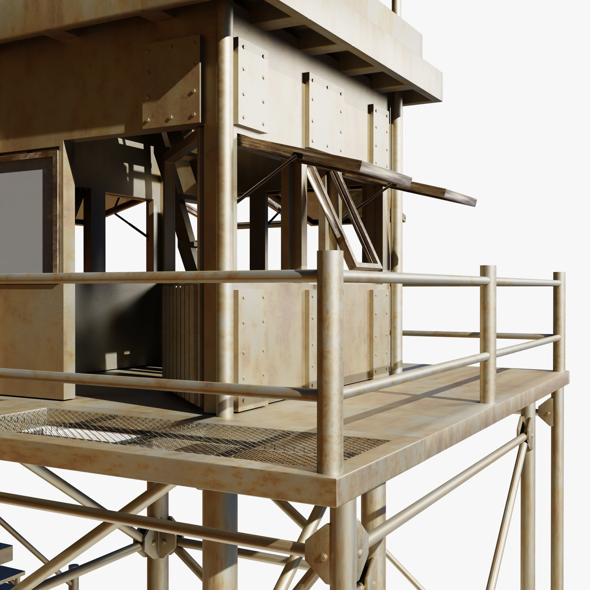 Military Tower 3D model | CGTrader