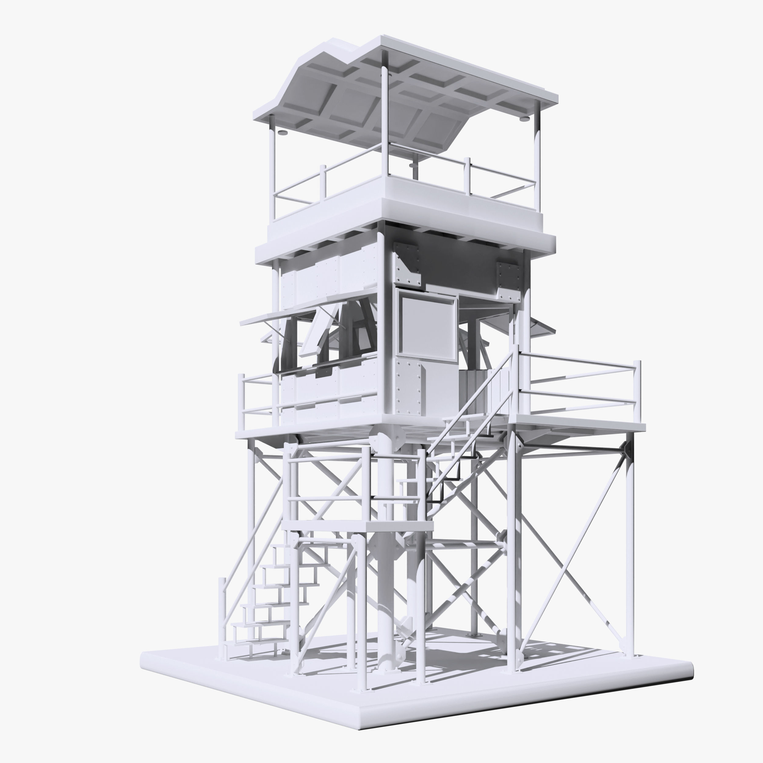 Military Tower 3D model | CGTrader